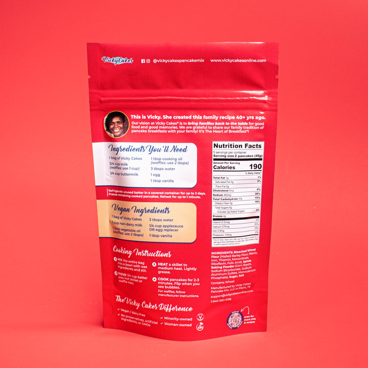 Vicky Cakes - Best Dairy Free Pancake & Waffle Mix