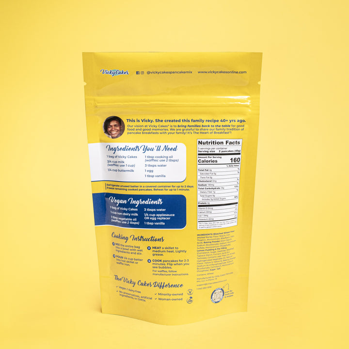 Vicky Cakes - Best Dairy Free Pancake & Waffle Mix